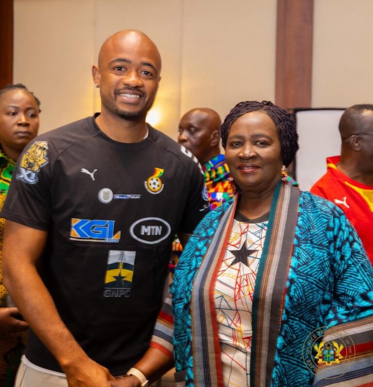 Vice President Jane Naana Opoku-Agyemang Meets Black Stars, Delivers ...